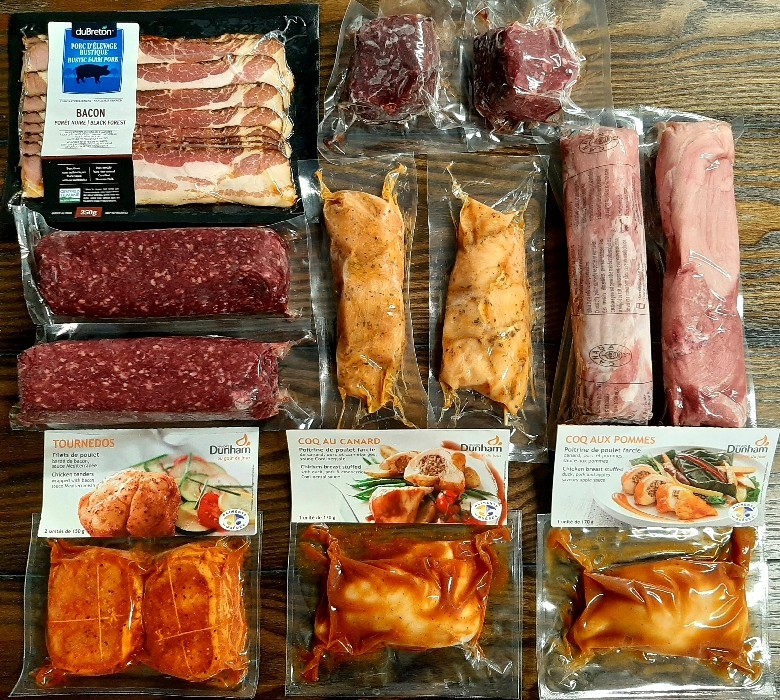 BOITE DE VIANDE ÉCONOMIQUE #1 À 65$